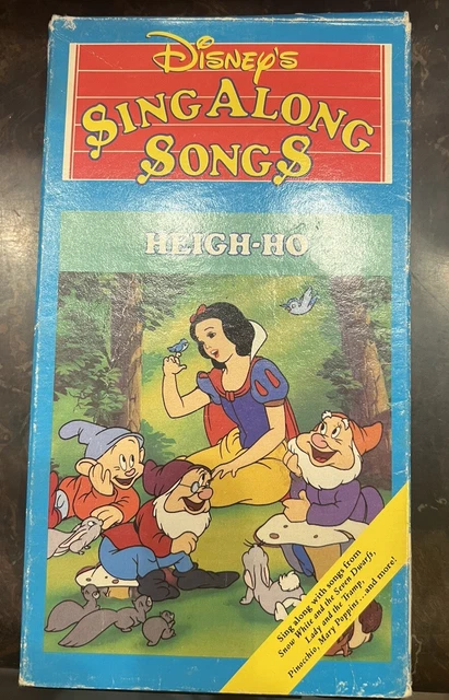 DISNEY SING ALONG Songs Heigh-Ho (VHS,1987) $13.46 - PicClick AU