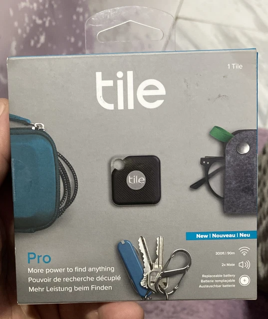 TILE PRO MODEL T6001B with Replaceable Battery Black New Sealed 2018 £ ...