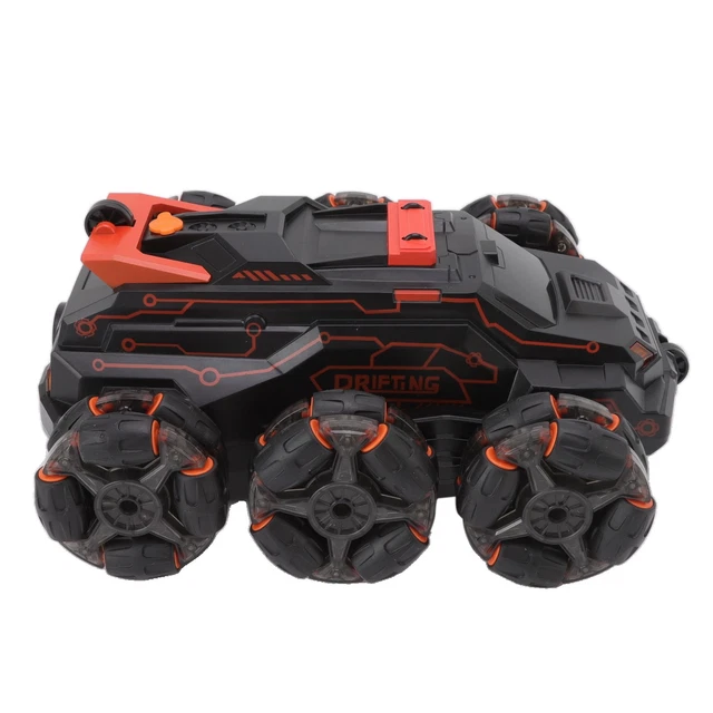 ORANGE GESTURE SENSOR RC Car 6 Wheel Drive 360° Rotating Swing Arm 2.4G ...
