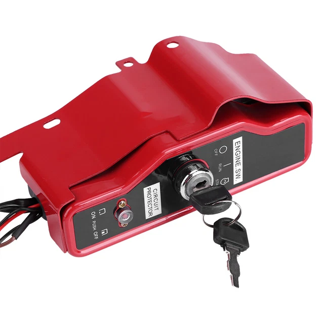 ELECTRIC IGNITION SWITCH Box Stop On Off Panel Control Box With 2 PD £ ...