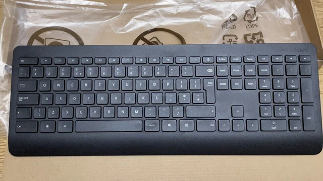MICROSOFT 1738 WIRELESS keyboard -KEYBOARD ONLY, No USB DONGLE. £9.99 ...