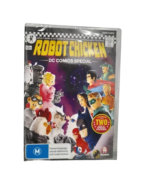 ROBOT CHICKEN DVD DC Comics Special DVD 2010 Adult Swim Cartoon Comic R4 $7.65 - PicClick AU