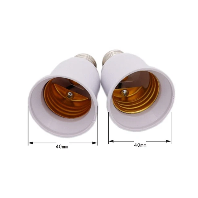 E17 Lamp Socket E17 To E27 Led Halogen Cfl Light Bulb Lamp Adapter S1 £3 14 Picclick Uk