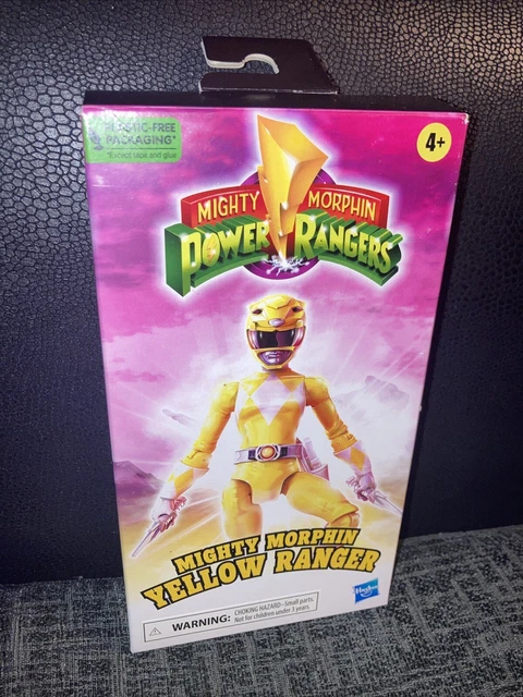 POWER RANGERS 6& Mighty Morphin VHS Yellow Ranger 2023 Action figure ...