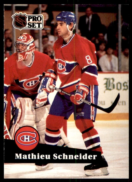 1991-92 PRO SET Mathieu Schneider Canadiens de Montréal #119 EUR 0,97 ...