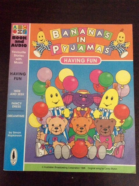 BANANAS IN PYJAMAS HAVING FUN BOOK 1998 Vintage ABC Reading Book ...