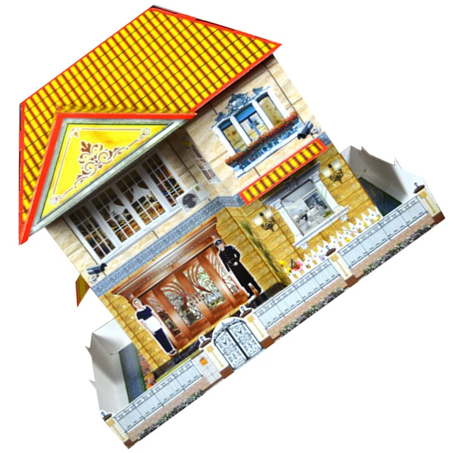 LARGE DENOMINATION BURNING Paper Villa Sacrifice Houses Burnt £12.68 ...