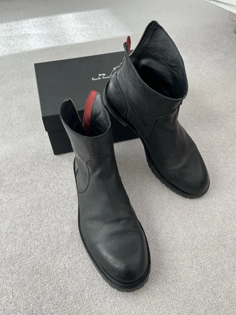 PAUL SMITH FALK Black Leather Boot. MEN’S SIZE: UK10. £115.10 - PicClick UK