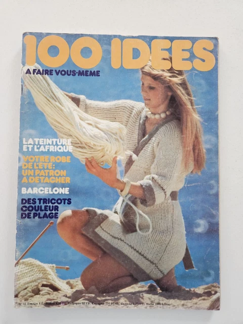 MAGAZINE MODE FASHION 100 IDEES #44 juin 1977 EUR 11,25 - PicClick FR