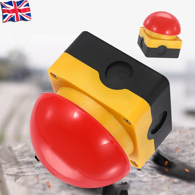 FOOT AND PALM switches 85mm x 85mm Emergency Stop Button Actuator Palm ...