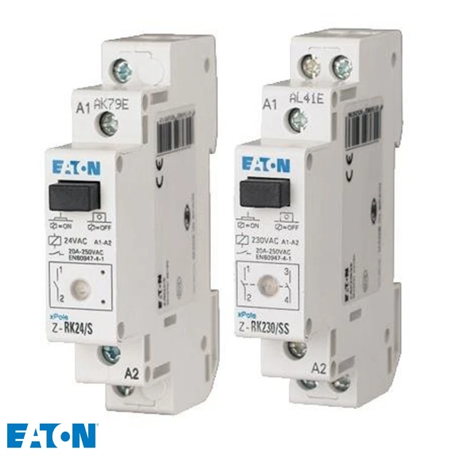 EATON INSTALLATIONSRELAIS 16A 1Z 2Z 230V AC mit LED relais Einbaurelais ...
