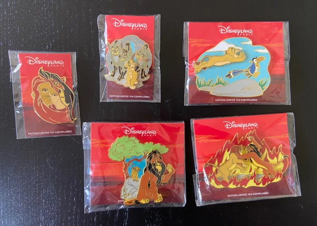 SÉRIE PINS DISNEYLAND paris lion king EL700 roi lion disney collector ...