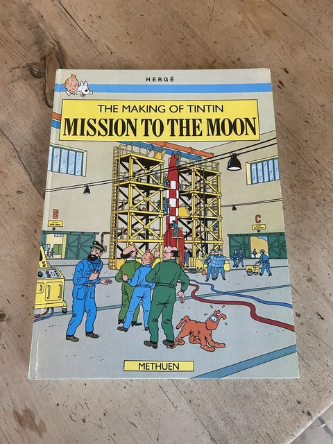 MAKING OF TINTIN Mission to the Moon 1989 Methuen 1st Edition UK Herge ...