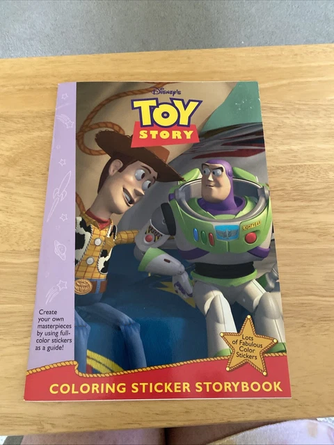 DISNEY’S TOY STORY Coloring Sticker Storybook (1996) New £5.58 ...