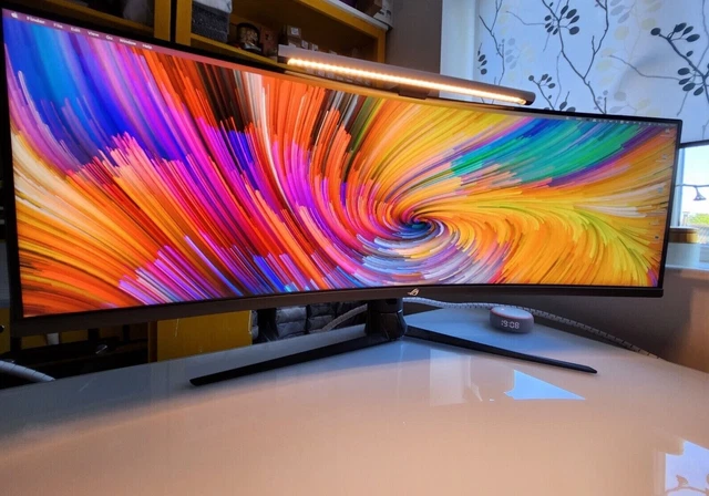 ASUS ROG STRIX Curved XG43VQ 43 Inch Ultra-Wide (3840x1200) Gaming ...