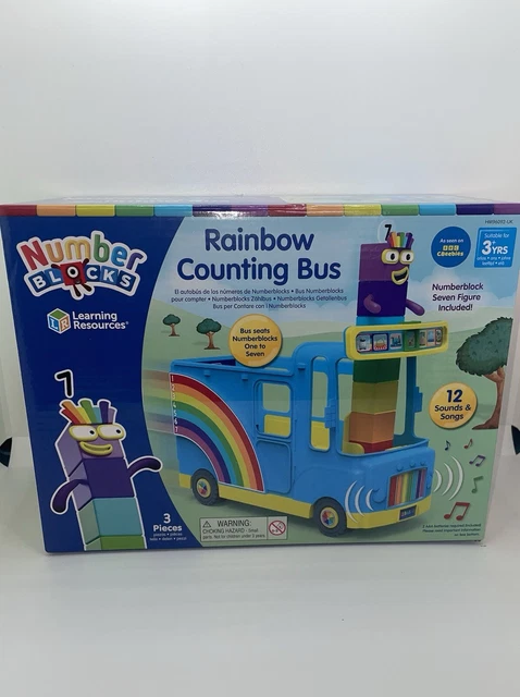 CBEEBIES NUMBERBLOCKS MUSICAL Rainbow Counting Bus Interactive ...