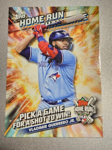 2024 TOPPS SERIES 1 Vladimir Guerrero Jr. INUTILISÉ Home Run Challenge Blue Jays EUR 3,36 ...