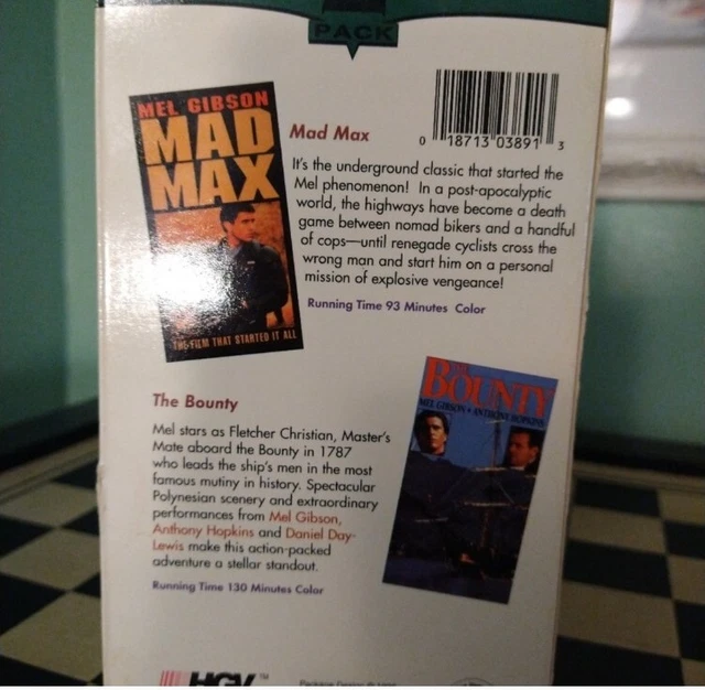 MAD MAX & The Bounty VHS 2 Tape Collector Series Mel Gibson Goodtimes ...