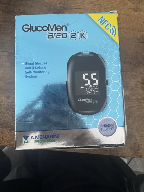 GLUCOMEN AREO 2K Glucose & Ketone Self Monitoring System £42.28 ...