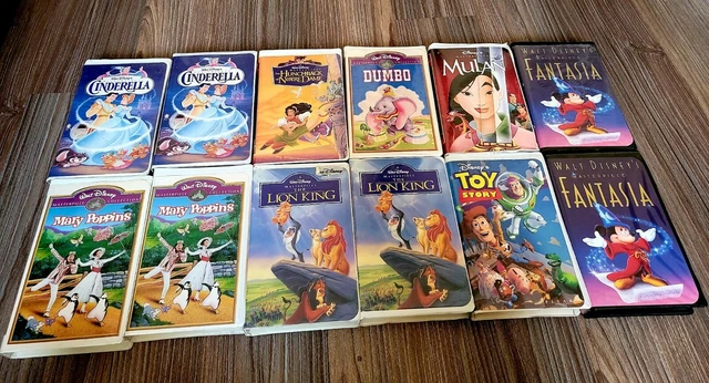 DISNEY VHS COLLECTION 12 Movie Lot £30.43 - PicClick UK