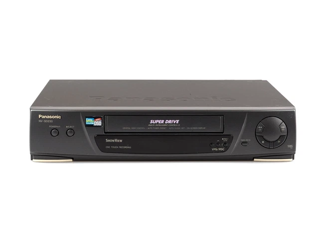 PANASONIC VHS VIDEO Tape Cassette VCR Player Recorder Serviced 1 YEAR ...