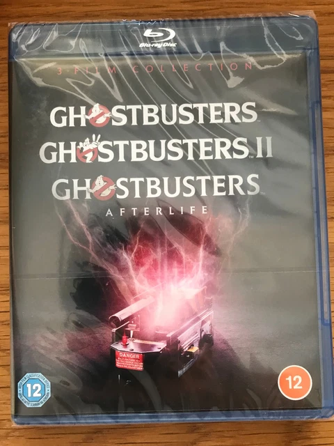GHOSTBUSTERS 3 FILM collection Blu-ray (Ghostbusters, Ghostbusters 2 ...