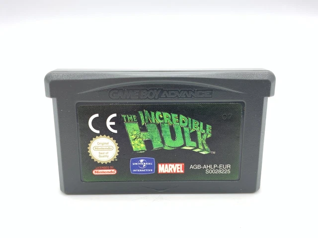 THE INCREDIBLE HULK (Nintendo Game Boy Advance) GBA Spiel Modul ...
