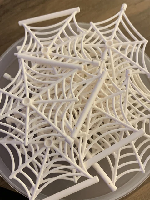 LEGO 2X WHITE Hanging Spiders Web 90981 Marvel, City, Halloween *Brand ...