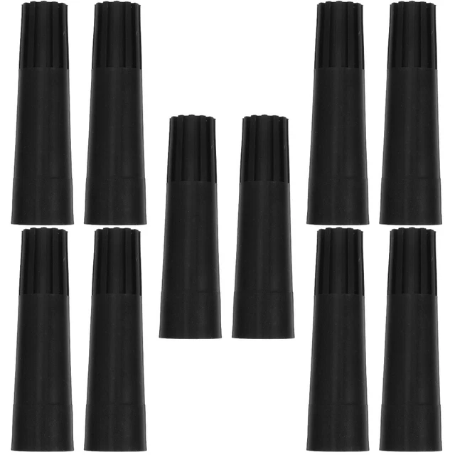 5 PIECES BROOM Handle End Cap Threaded Tip Repair Telescopic Pole ...