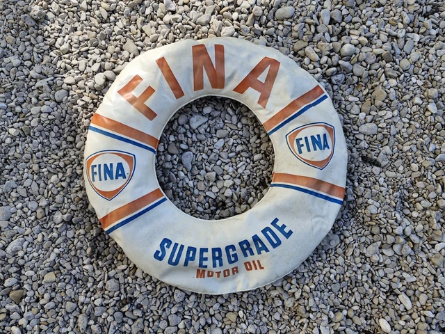 ANCIENNE BOUÉE « FINA Supergrade Motor Oil » vintage 1965 EUR 35,00 ...