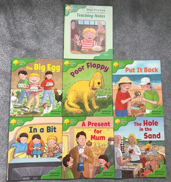 OXFORD READING TREE stage 2 set of 6 books & teaching notes - biff ...