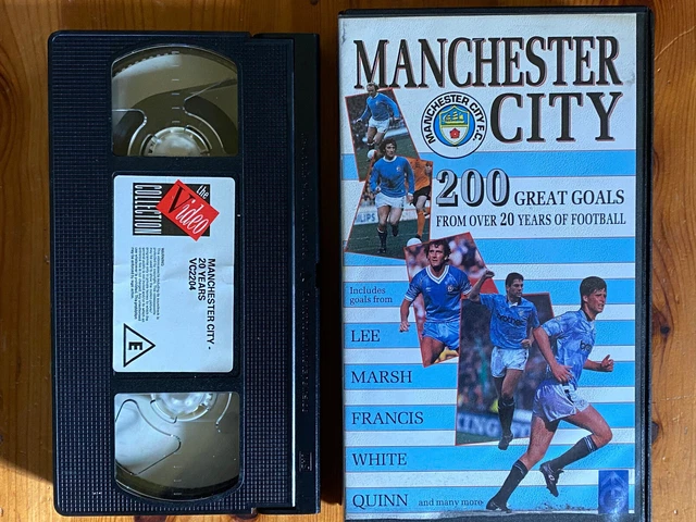 MANCHESTER CITY 200 Greatest Goals From Over 20 Years Of Football VHS ...