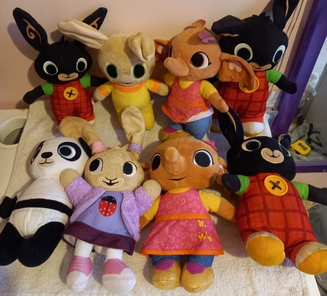 BING BUNNY BUNDLE Lot Of Soft Toys Cbeebies Pre Loved Some Talking £16. ...