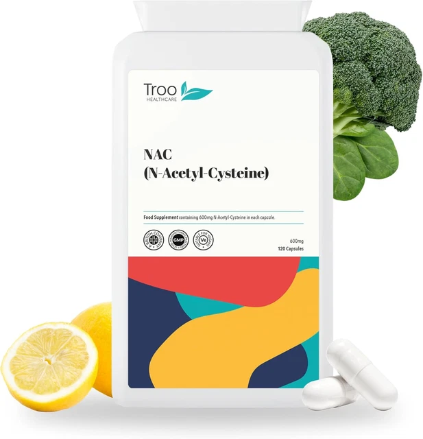 NAC SUPPLEMENT 600MG by Troo Healthcare - High Strength N-Acetyl ...