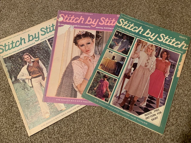 MARSHALL CAVENDISH STITCH by Stitch magazine bundle Vol. 1, Part 5, 7, 9. £5.99 - PicClick UK