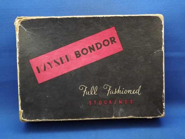 KAYSER BONDOR FULL Fashioned Stockings - Empty Box - Shade Bonnie ...