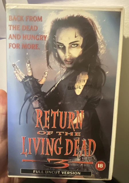 RETURN OF THE Living Dead 3 VHS Ex Rental Big Box Video Tape £17.99 ...