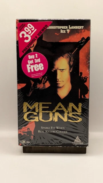 MEAN GUNS VHS 1997 Christopher Lambert Ice T RARE ACTION/SUSPENSE £4.18 ...