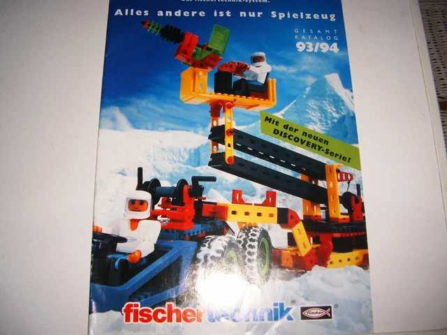 FISCHERTECHNIK HEFT BAUANLEITUNG/PROSPEKTE, KATALOG 93/94 EUR 2,99 ...