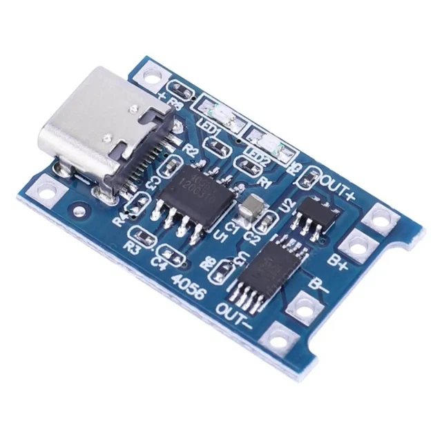 TYPE-C USB 5V 1A 18650 TP4056 Lithium Battery Charger Module £3.99 ...