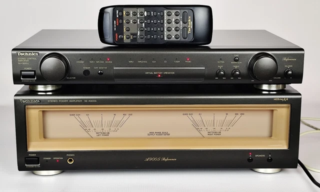 TECHNICS SE-A900S SU-C800S STEREO SET + remote control + cables EUR 1. ...