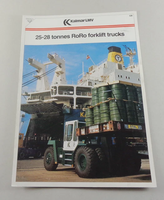 PROSPECTUS / BROCHURE Kalmar Lmv 25 - 28 Tonnes Roro Elévateur Trucks ...