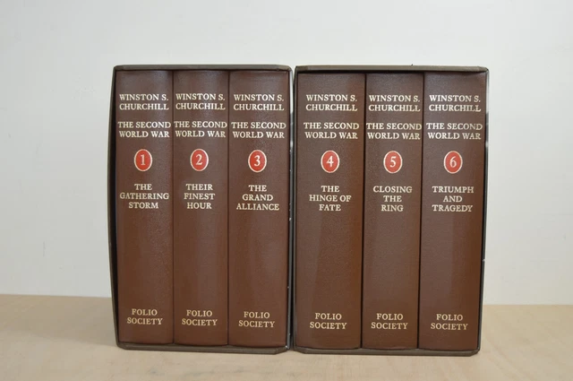 THE SECOND WORLD War - Winston Churchill - 6 Volume Set - Folio Society (#78) £110.00 - PicClick UK