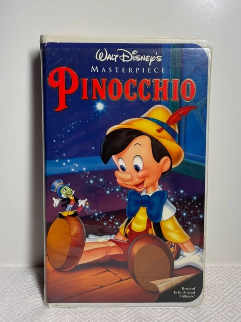 PINOCCHIO (VHS 239) | Walt Disney’s Masterpiece Collection Rare £164.59 ...