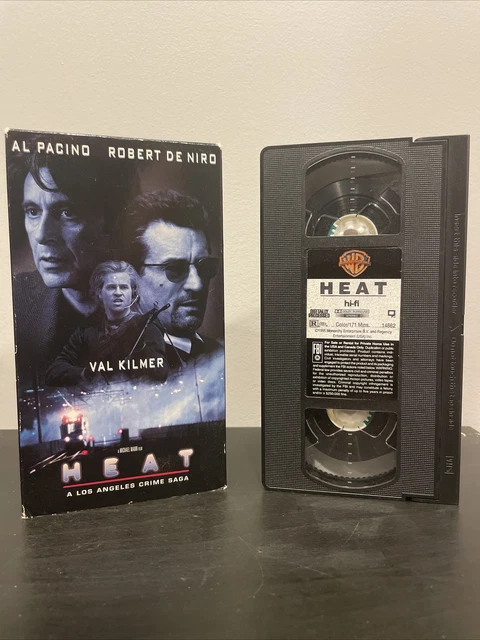 HEAT, VHS 1995 Robert De Niro Al Pacino Val Kilmer EUR 3,28 - PicClick FR