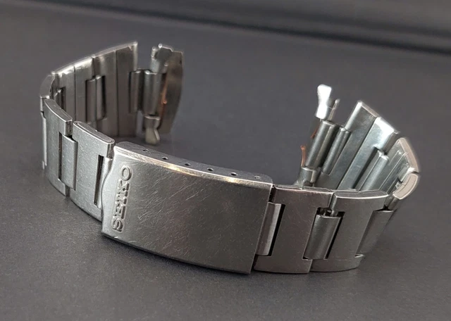 SEIKO STEEL 19MM BRACELET for Pogue Pepsi Chronograph 6139-6002. Ca ...