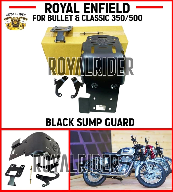 ROYAL ENFIELD BLACK SUMP GUARD FOR Bullet & Classic 350/500 EUR 71,69 ...