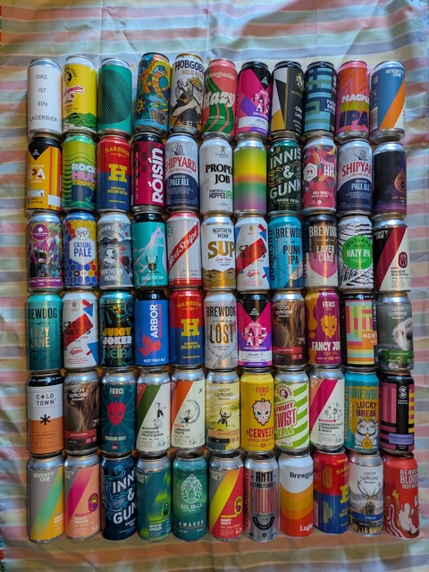 10, 20, 40 EMPTY 440ml Craft Beer Lager Ale Cans RARE BREWERIES ...