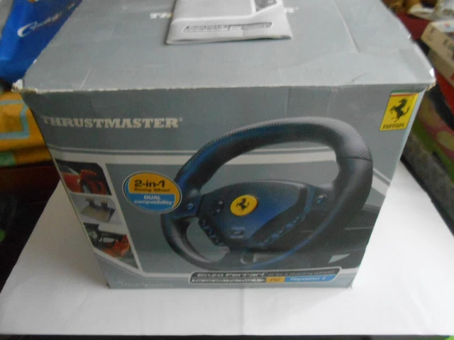 THRUSTMASTER ENZO FERRARI 2 in 1 RACING WHEEL PER PC e PS2 EUR 40,00 ...