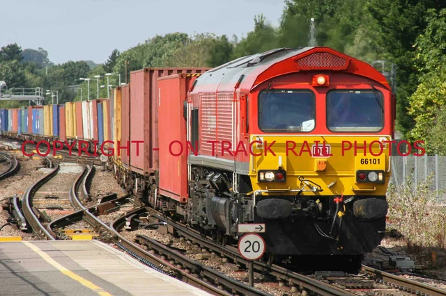 UK RAILWAY PHOTOGRAPH Of Class 66 66101. Rm66-240 £1.70 - PicClick UK
